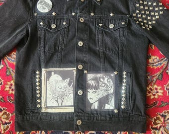 Levi's | Vintage Battle Vest | 1990s | Sleeveless Black Denim Battle ...