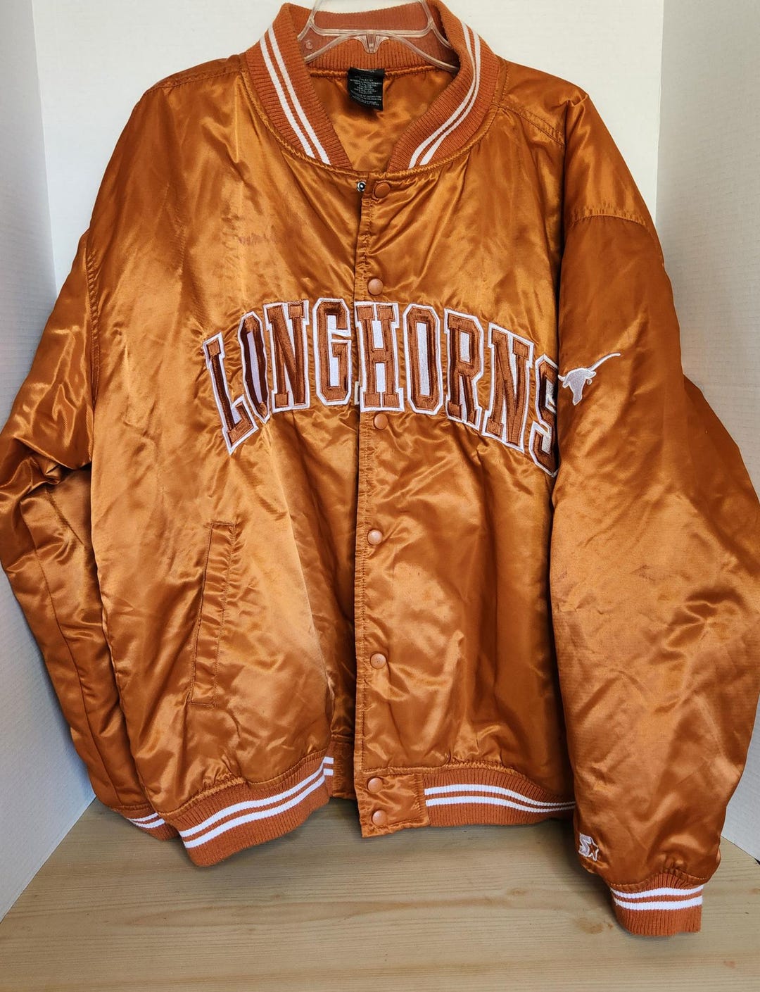 Vintage Texas LONGHORN Starter Jacket - Etsy
