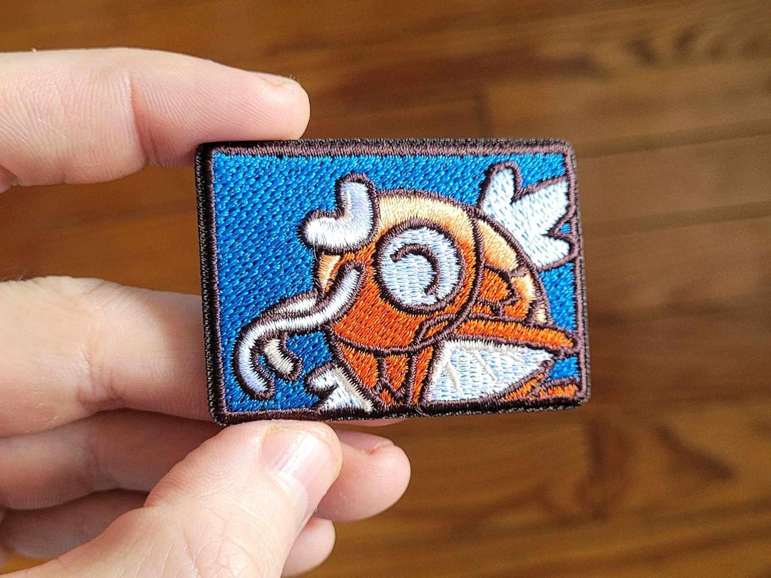 Anime Video Game Japanese PKM Character - Iron on - Embroidery Patch - Etsy