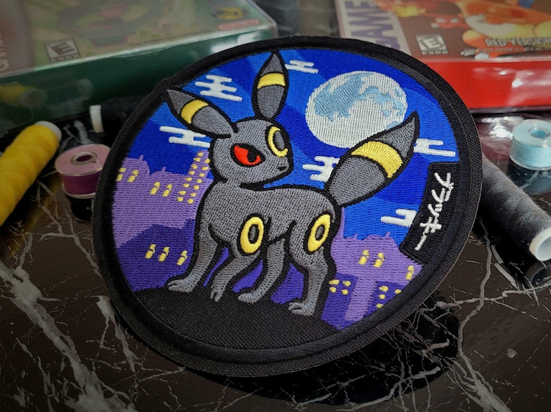 Anime Video Game Japanese PKM Character - Iron on - Embroidery Patch - Etsy