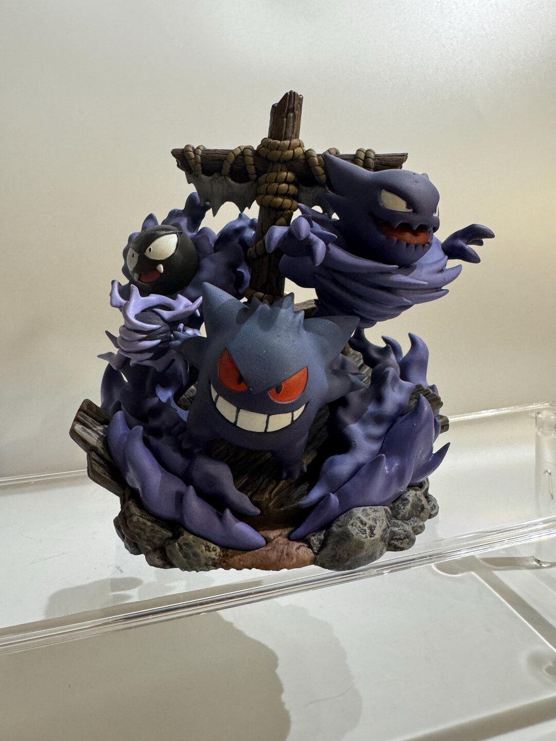 Chibi Gengar, Haunter and Gostly by Nomnom - Painted and Assembled 3D ...