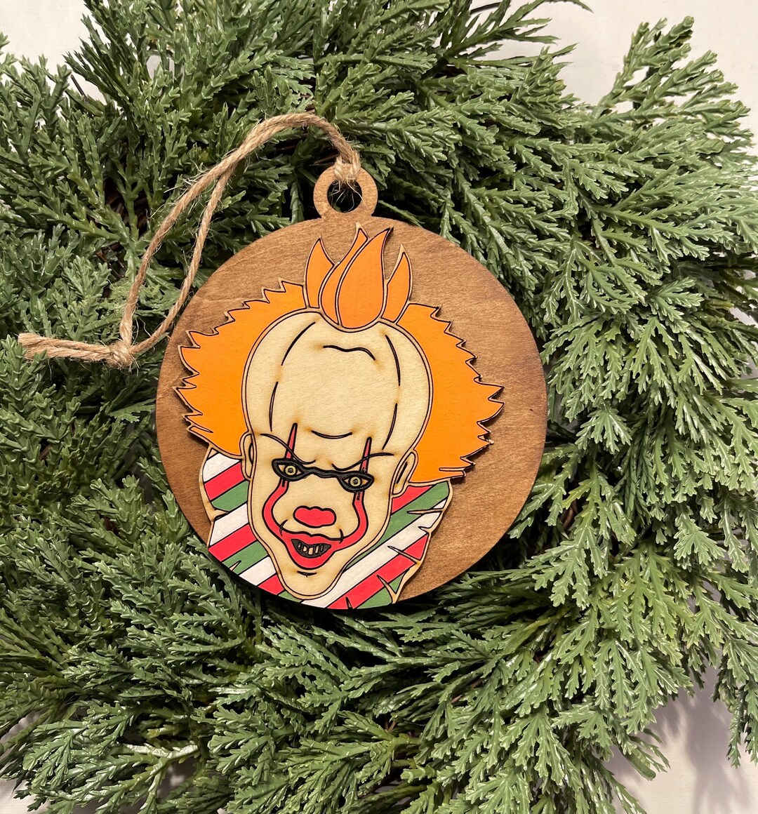 Pennywise // IT // Horror Movie Christmas Ornament - Etsy