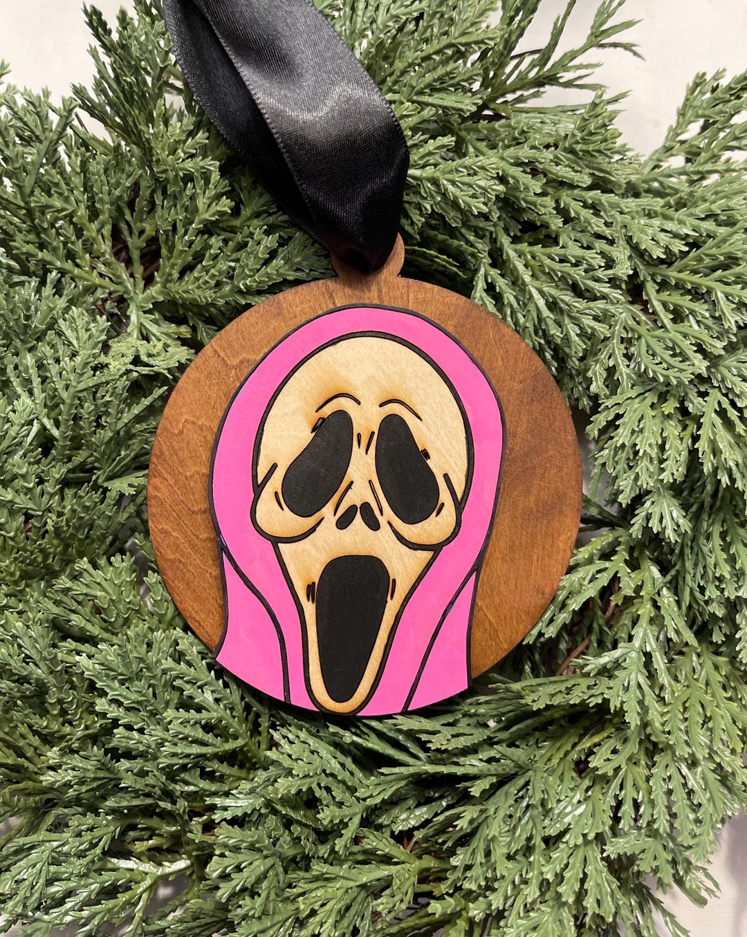 Scream Face // Horror Movie Ornament - Etsy