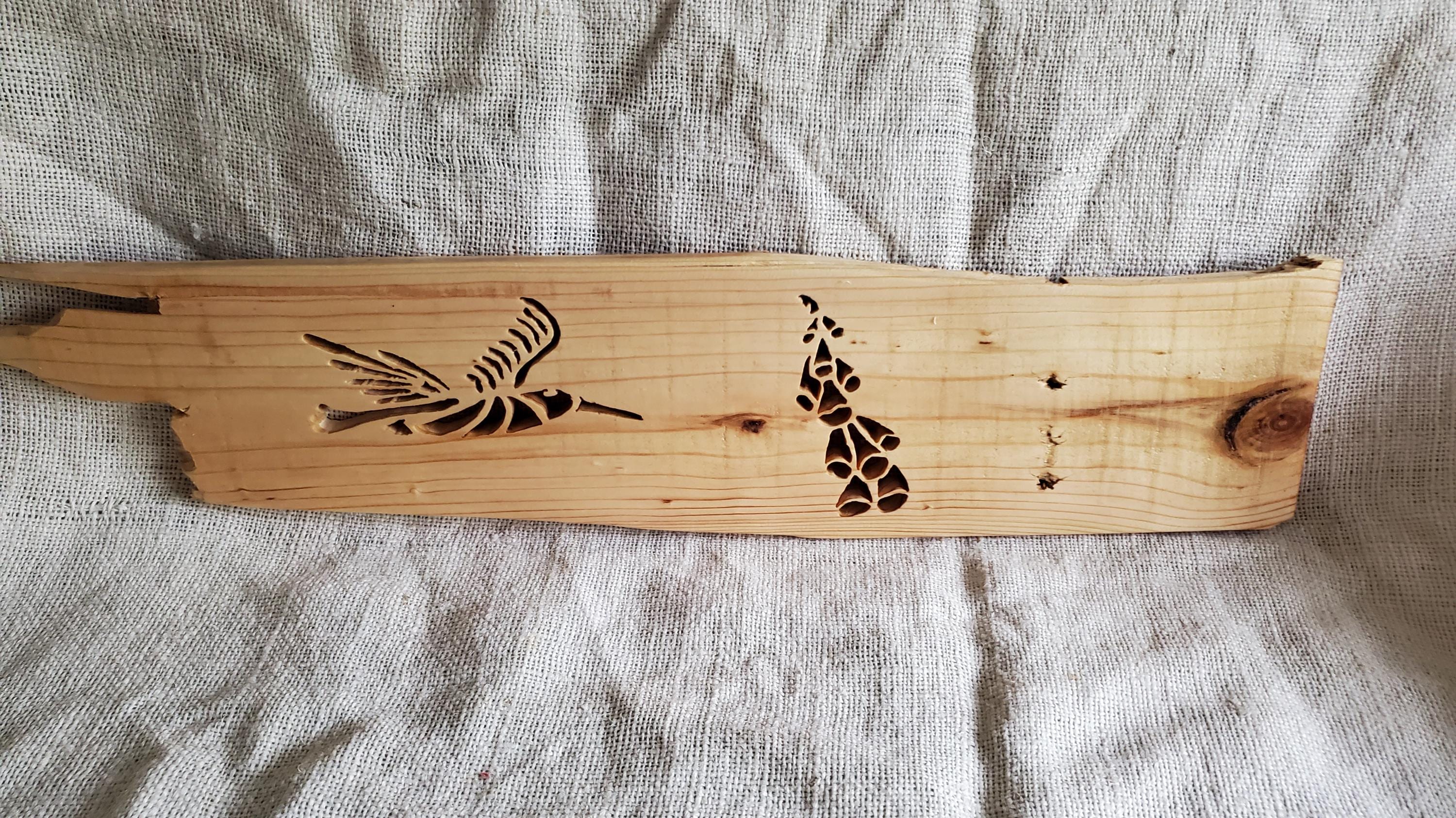 Wall Art Hummingbird Scroll Saw - Etsy