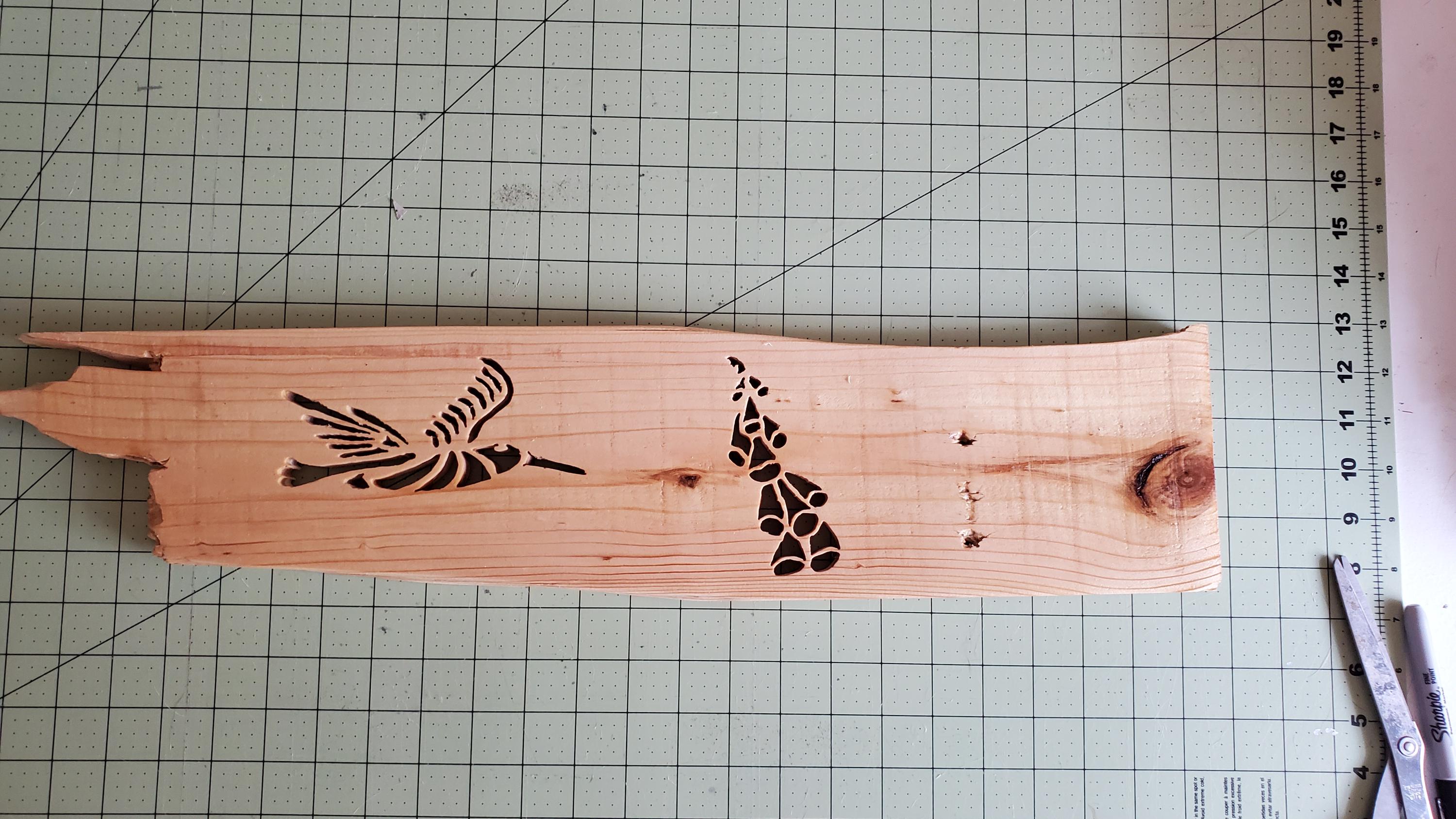 Wall Art Hummingbird Scroll Saw - Etsy