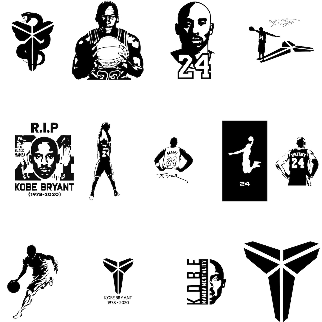 Kobe Bryant Bundle, İron Press Svg-png - Etsy