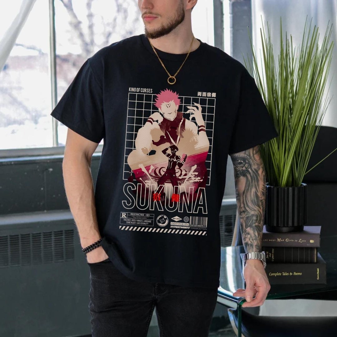 Sukuna Shirt Anime Shirt Gift for Anime Lovers Japanese Anime ...