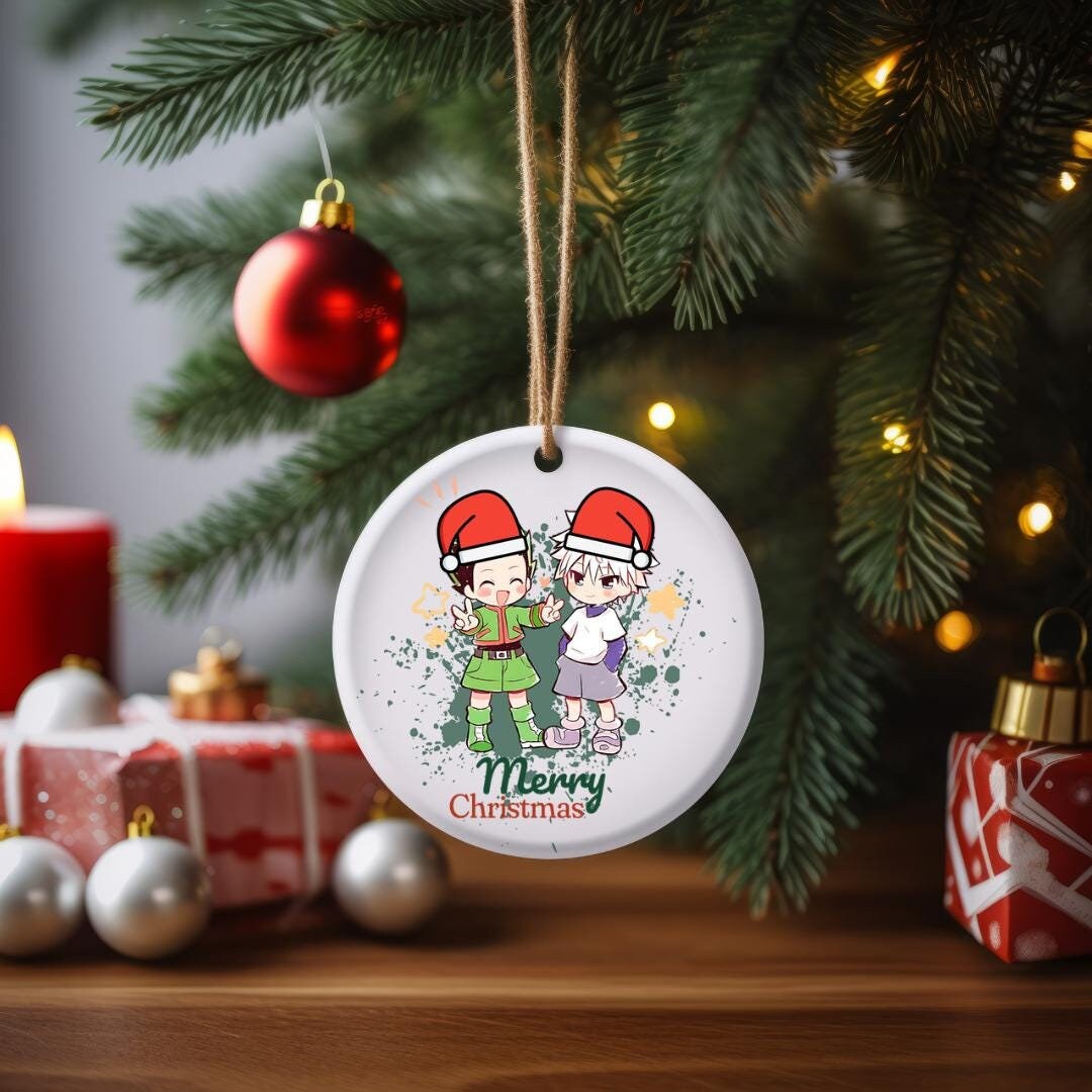 Gon & Killua Christmas Ornament, Ornament for Anime Fans, Anime ...