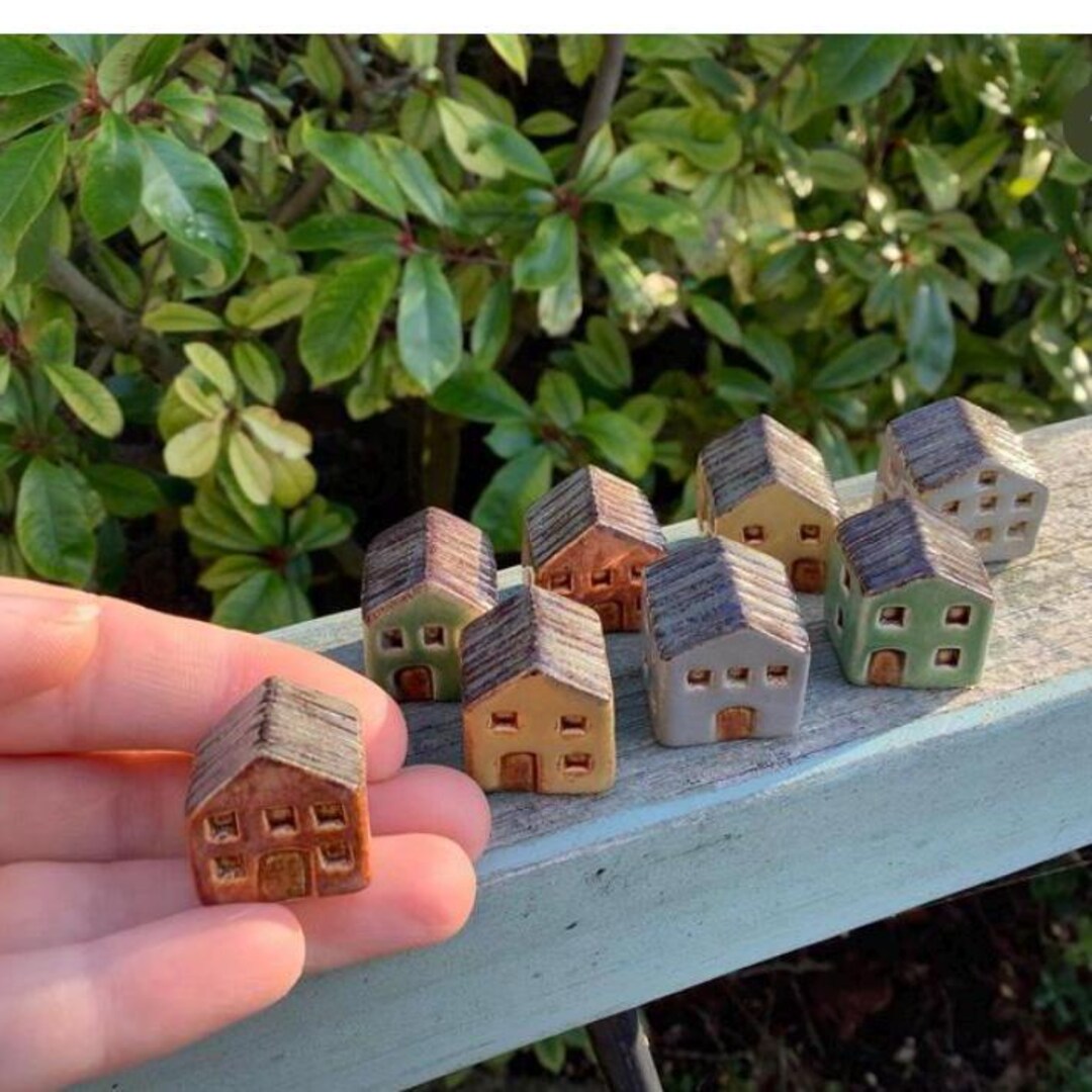 Earth Tone Houses - Etsy
