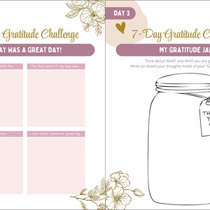 The 7-day Gratitude Challenge | Interactive PDF E-booklet | Daily ...