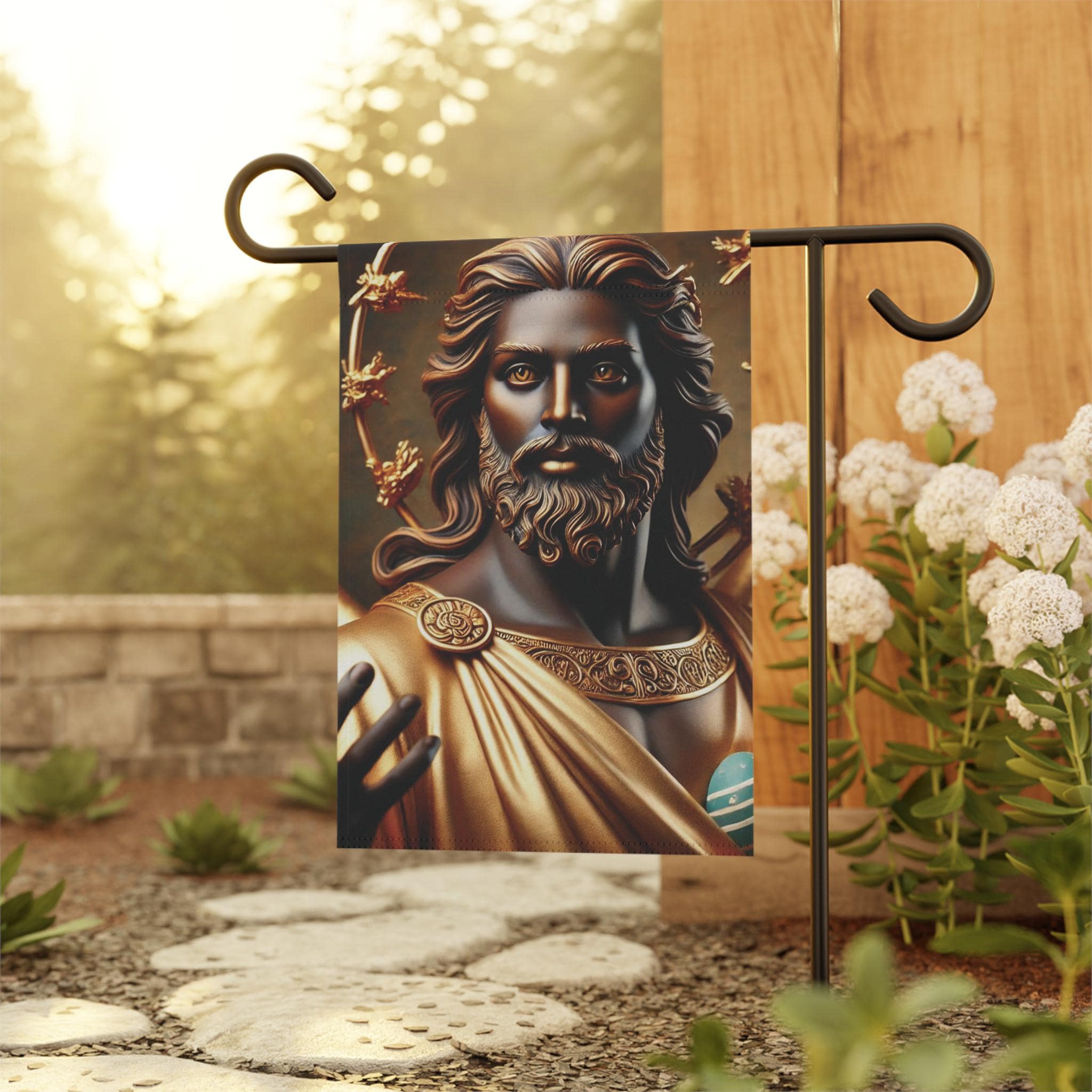 Black Jesus, African American Jesus Christ Garden & House Banner ...