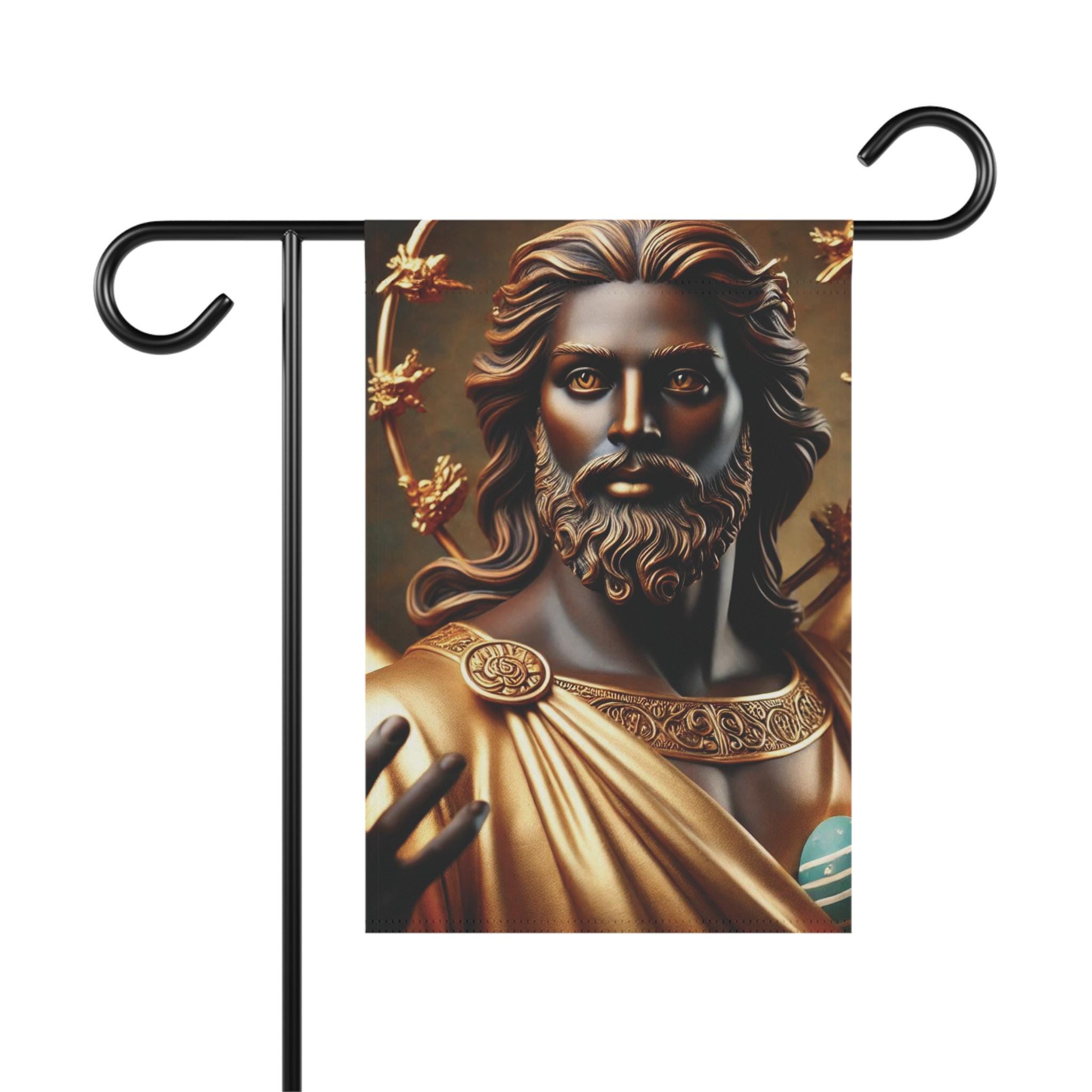 Black Jesus, African American Jesus Christ Garden & House Banner ...