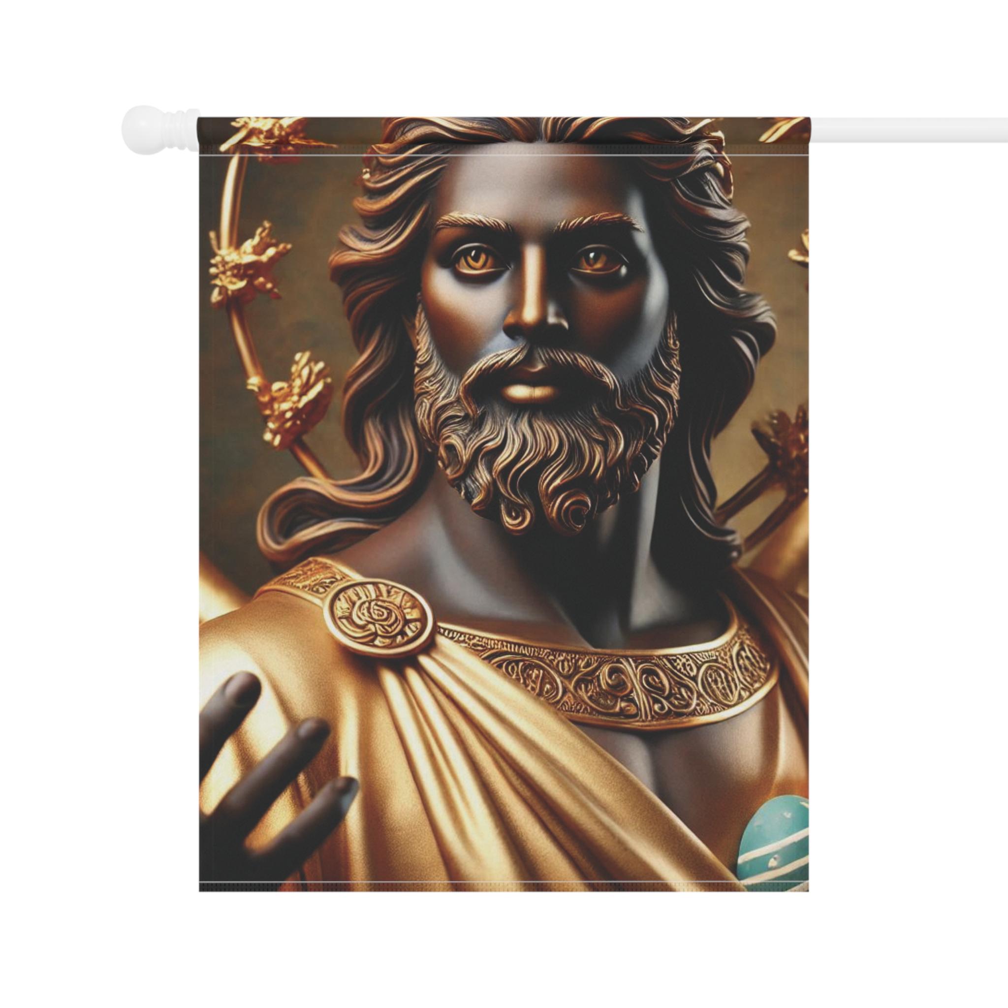 Black Jesus, African American Jesus Christ Garden & House Banner ...