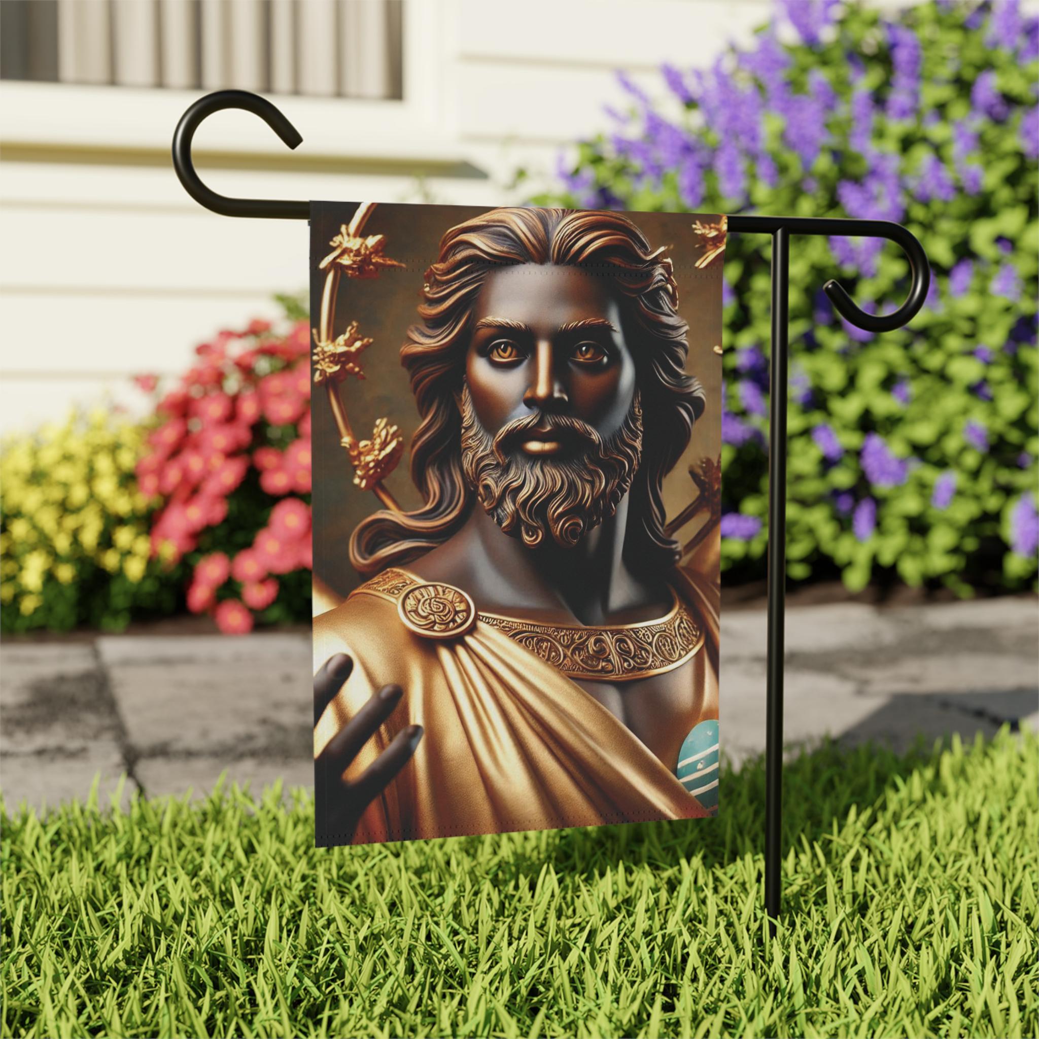 Black Jesus, African American Jesus Christ Garden & House Banner ...