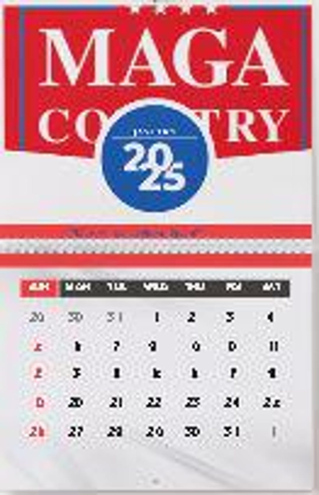 2025 MAGA Moments Calendar: Donald Trump Quotes & Patriot Colors With ...