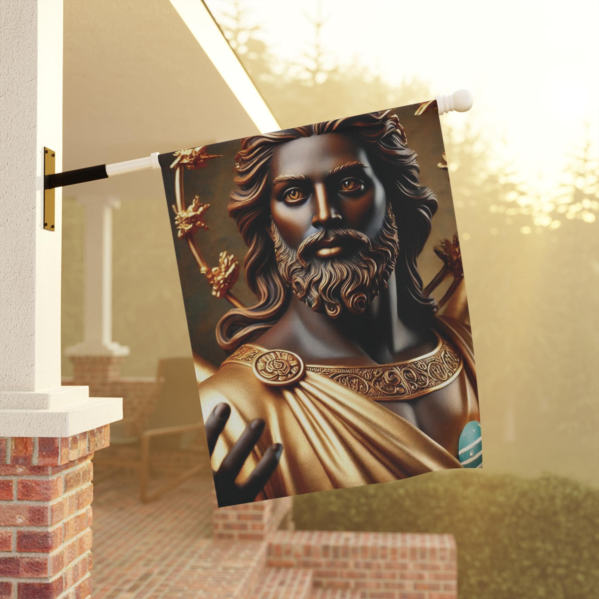 Black Jesus, African American Jesus Christ Garden & House Banner ...