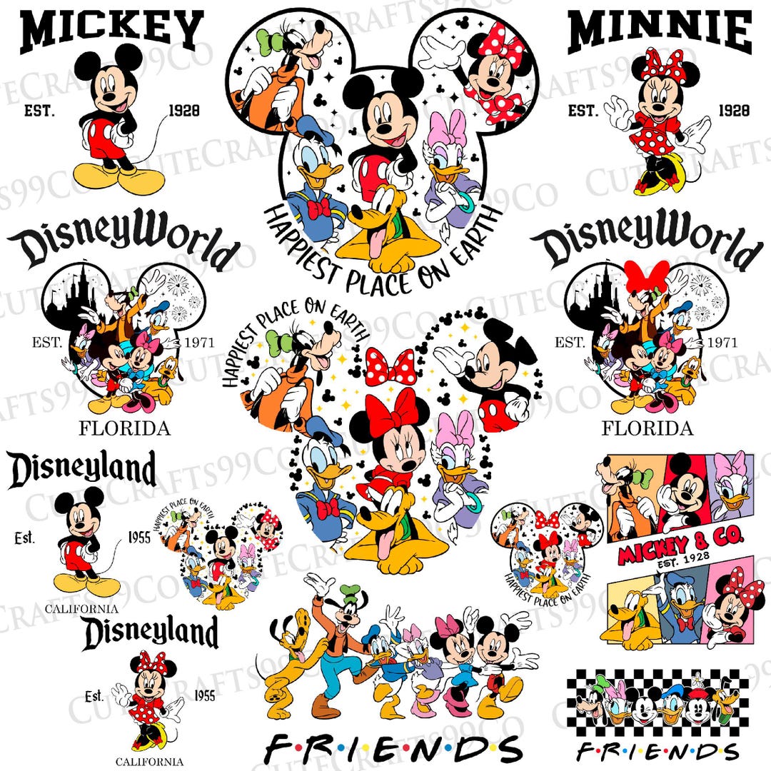 Mouse Head Design PNG Bundle, Mouse Head Friends Png, Magical Kingdom ...