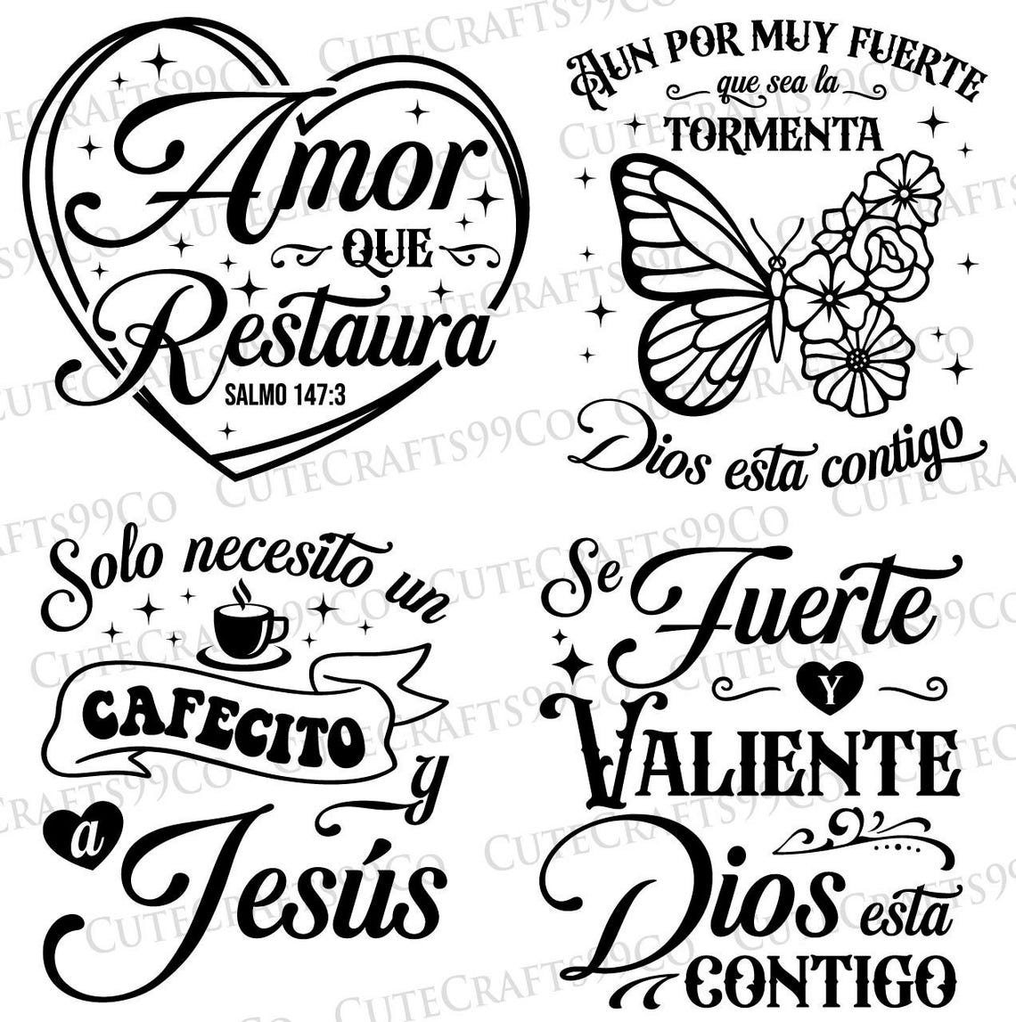 Frases Religiosas Svg Png Bundle, Dios es Amor Svg, Frases Cristianas ...