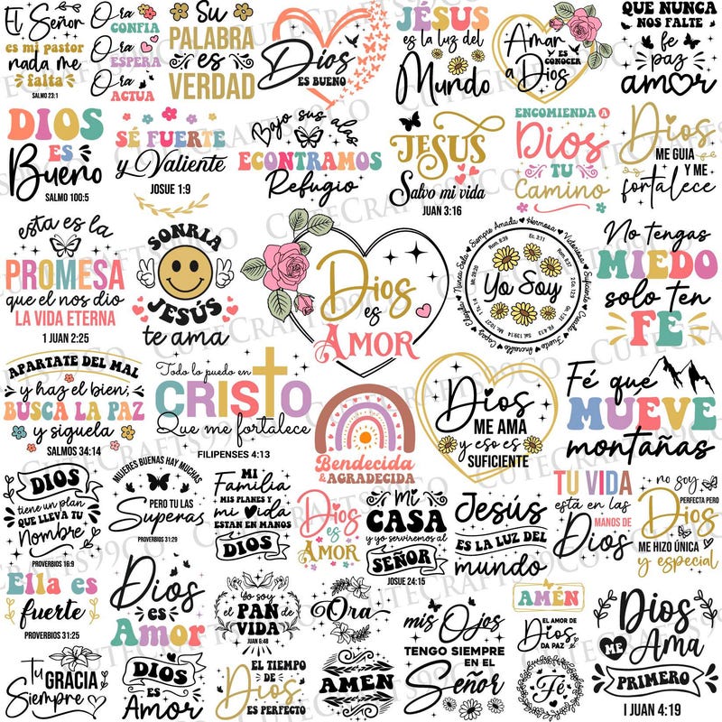 Stickers para biblia. versículos bíblicos, stickers cristianos - Etsy ...