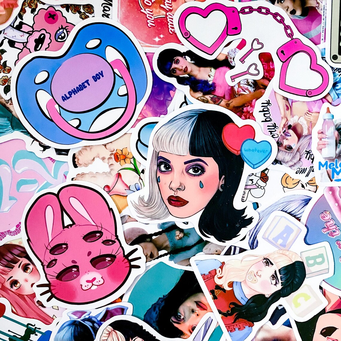 50 Random Cry Baby Stickers, Melanie Martinez-inspired Stickers ...