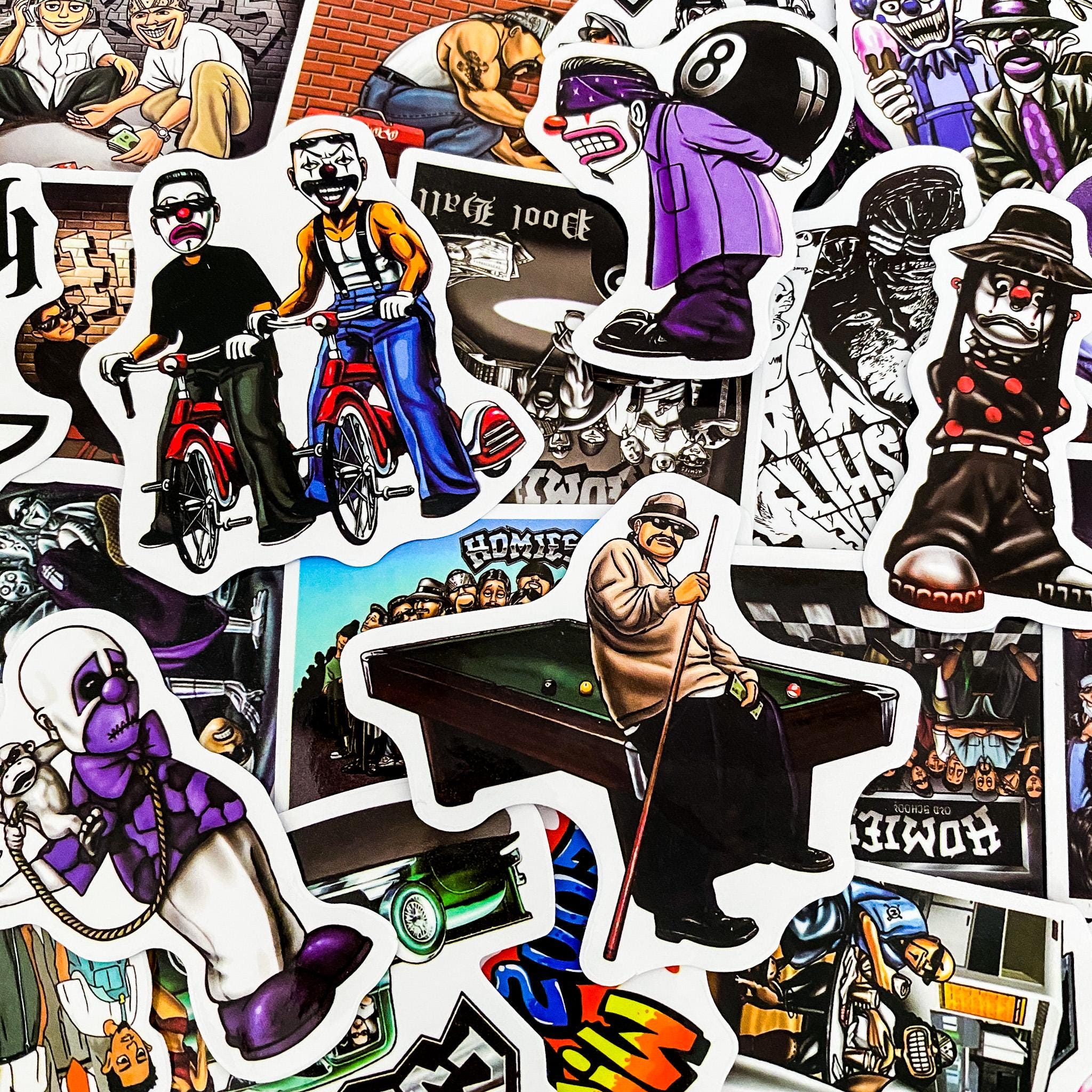 50 Random Urban Homie Stickers, Graffiti Art Stickers, Chicano-themed ...