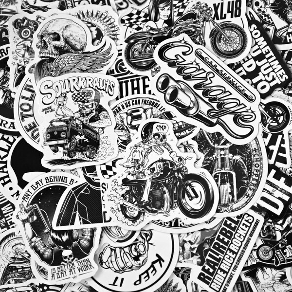 Harley Davidson Stickers - Etsy