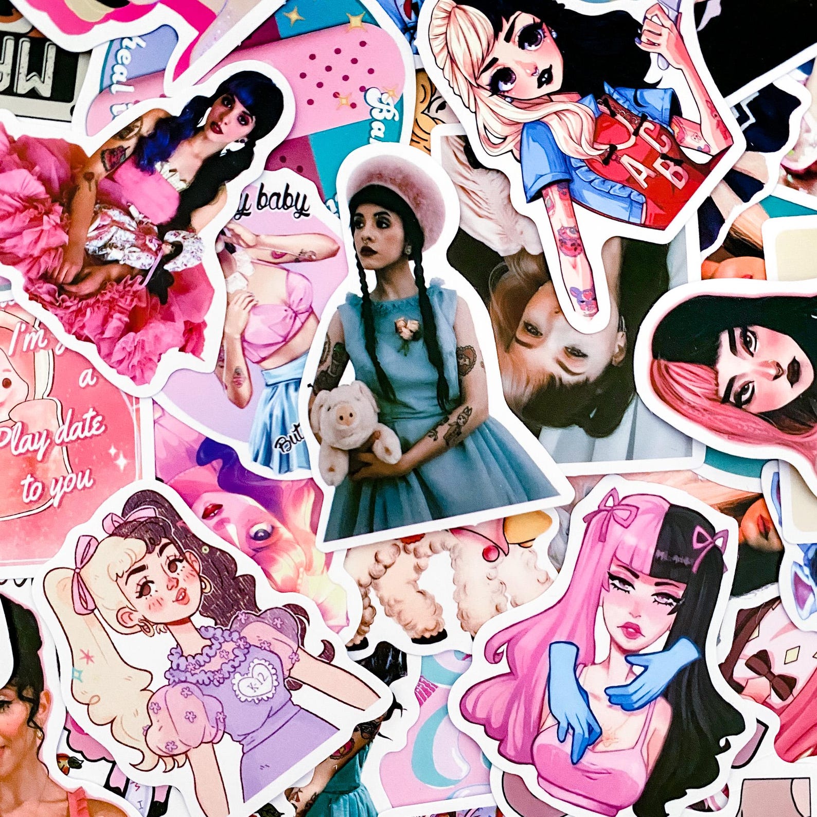 50 Random Cry Baby Stickers, Melanie Martinez-inspired Stickers ...