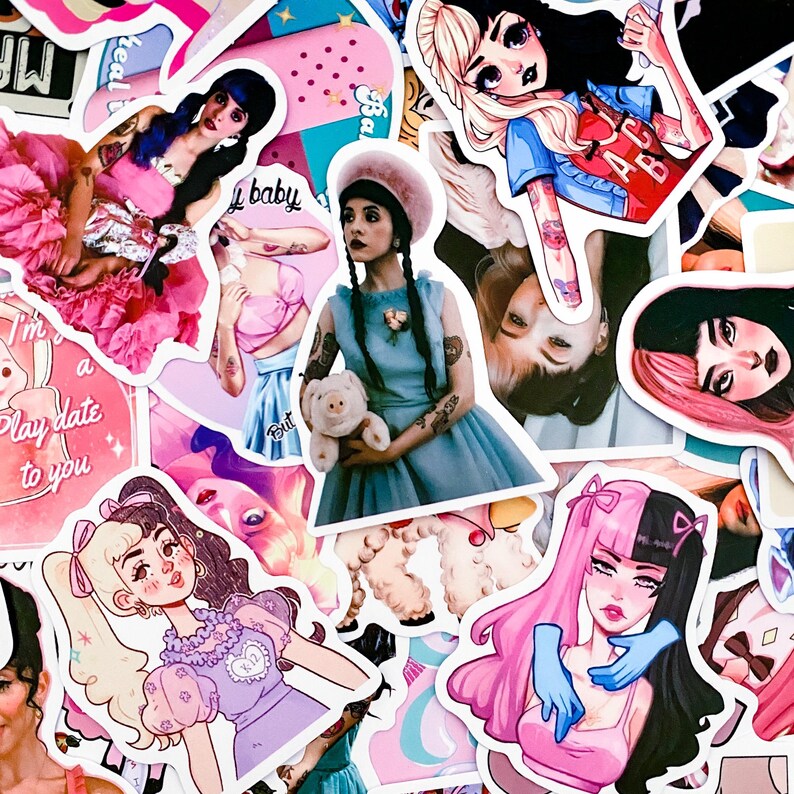 50 Random Cry Baby Stickers, Melanie Martinez-inspired Stickers ...