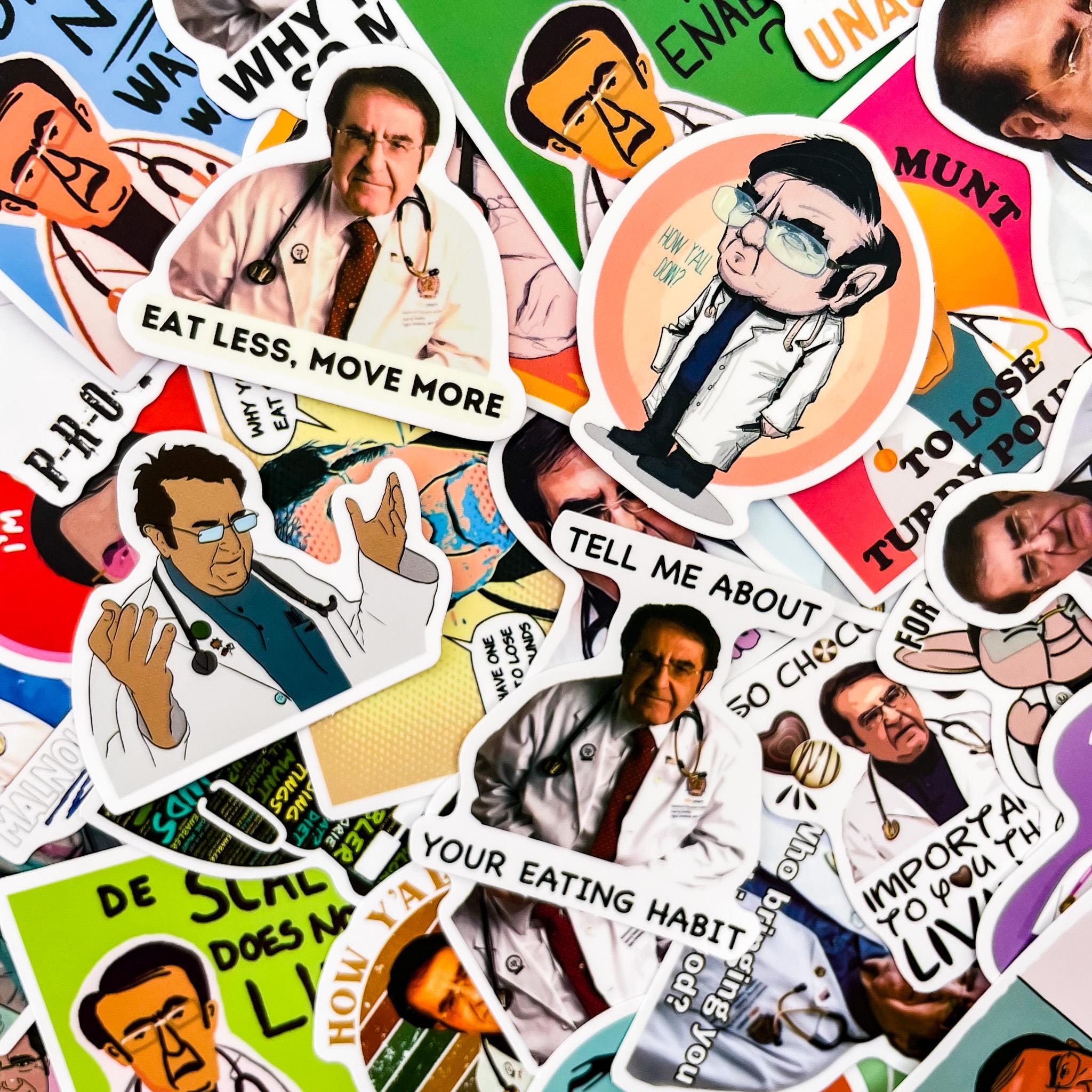 50 Random Dr. Nowzaradan Stickers, Meme Stickers, Character Stickers ...