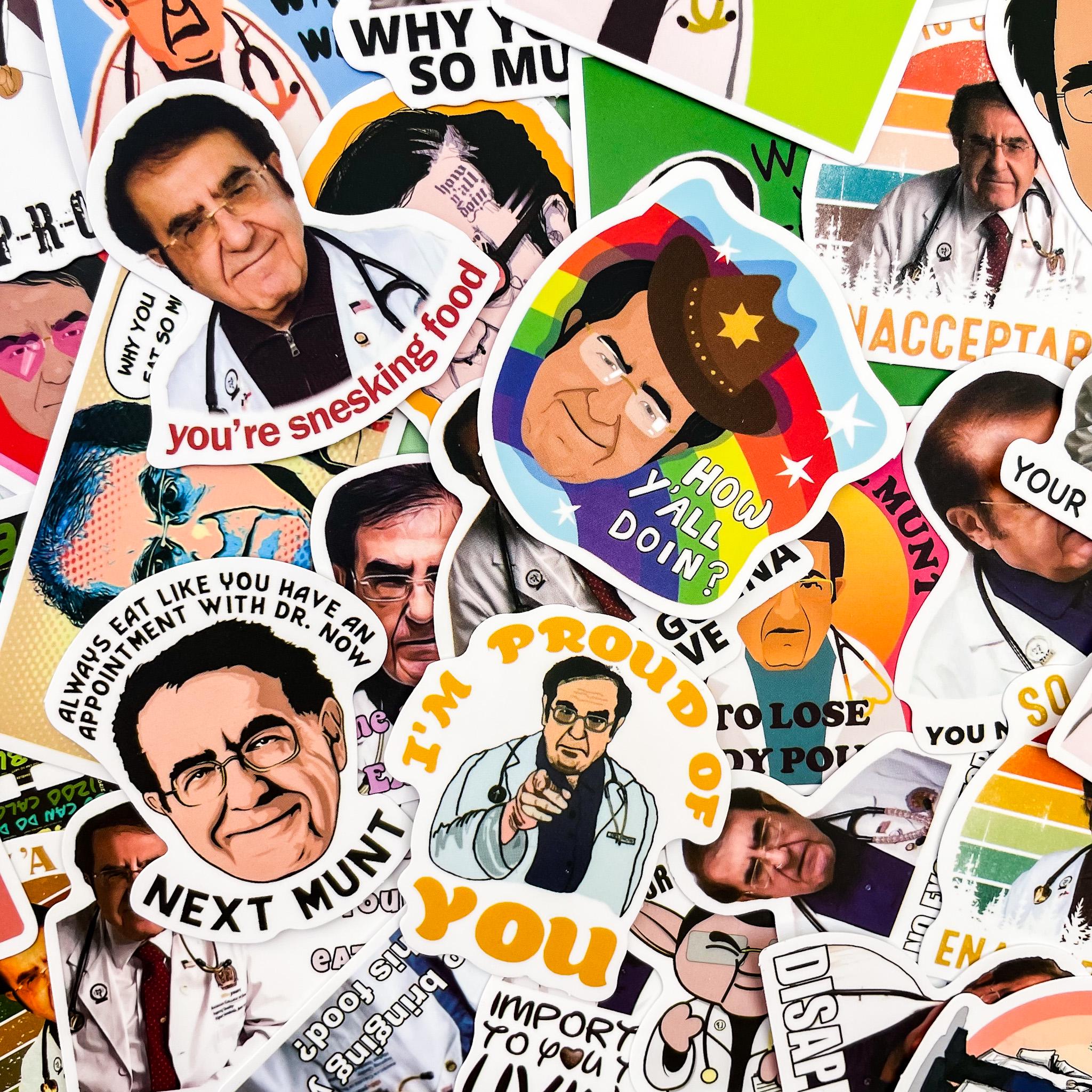 50 Random Dr. Nowzaradan Stickers, Meme Stickers, Character Stickers ...