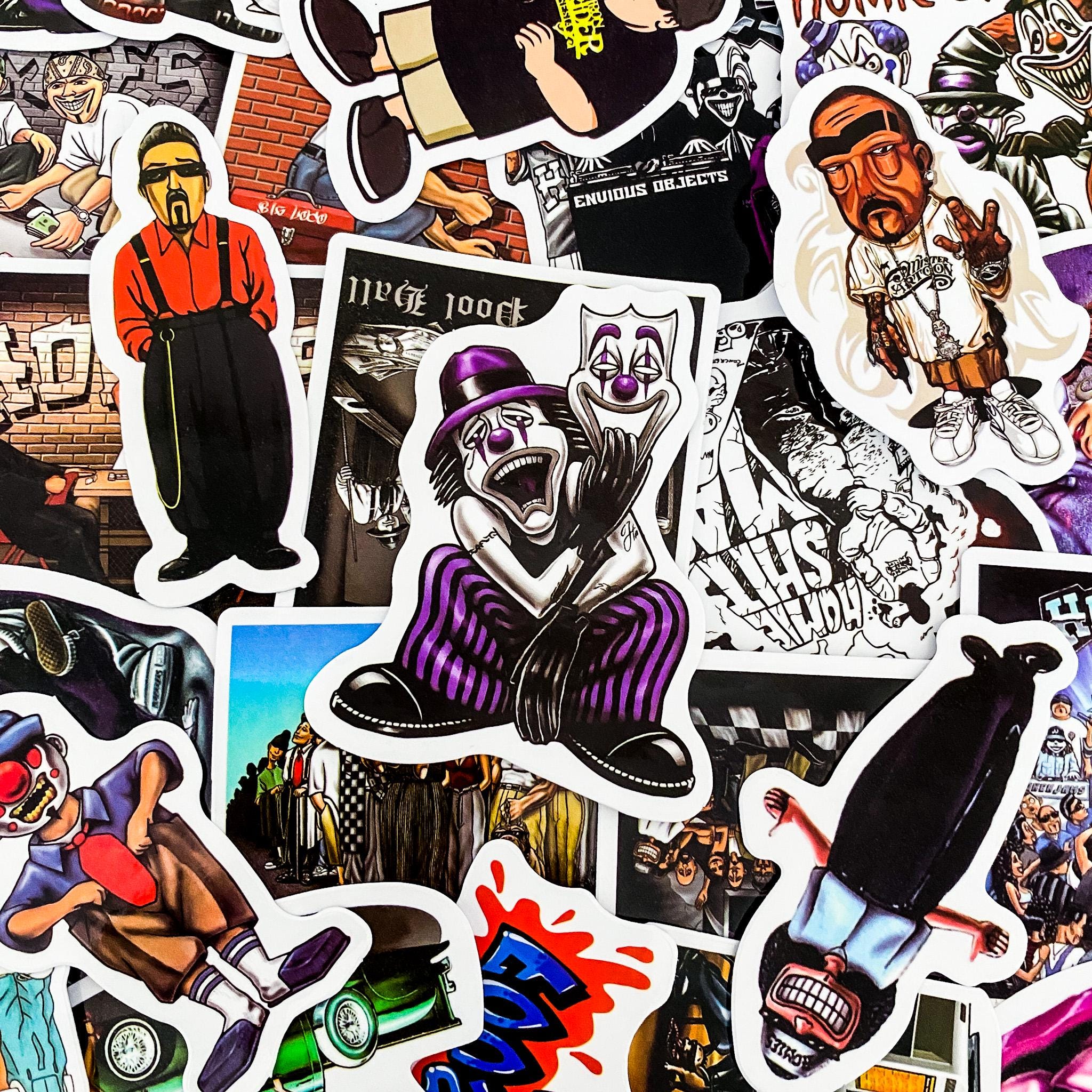 50 Random Urban Homie Stickers, Graffiti Art Stickers, Chicano-themed ...