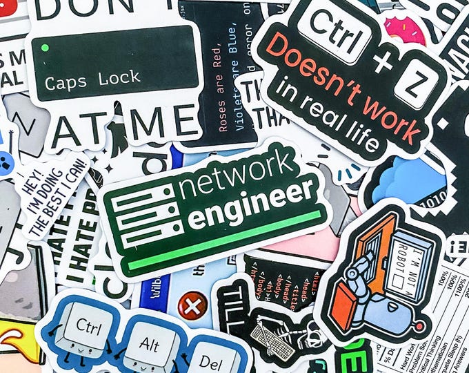 Tech Coding Compiling Programmer Waterproof Sticker | Hydroflask Laptop ...