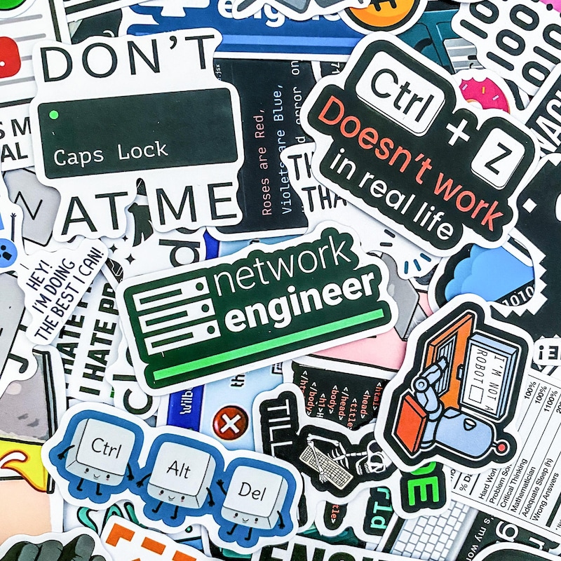 Computer Stickers - Etsy