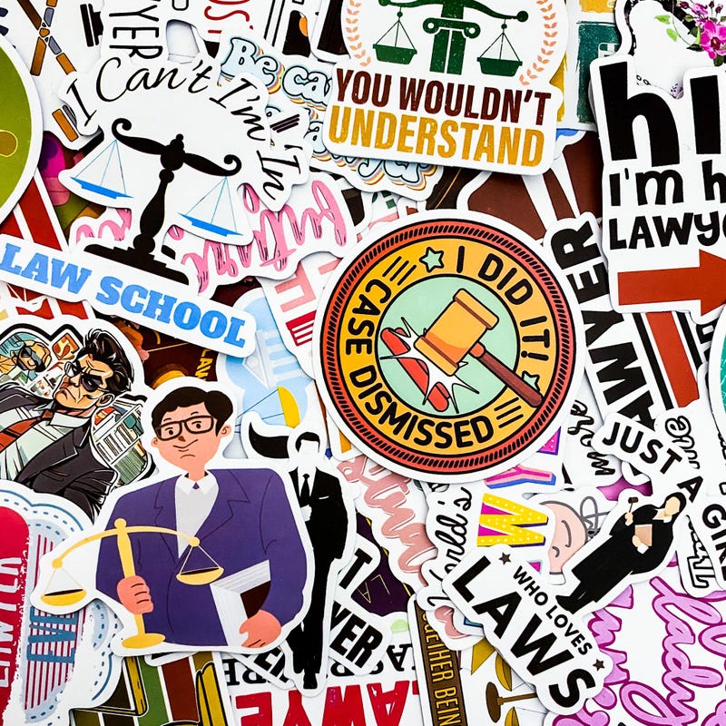 Law Stickers Funny - Etsy UK
