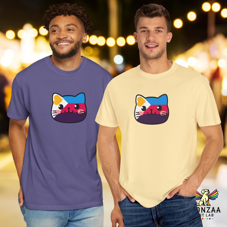 Polyamory Cat Shirt, Cute Kawaii Pride Tee, Comfort Colors LGBT Gift - Etsy