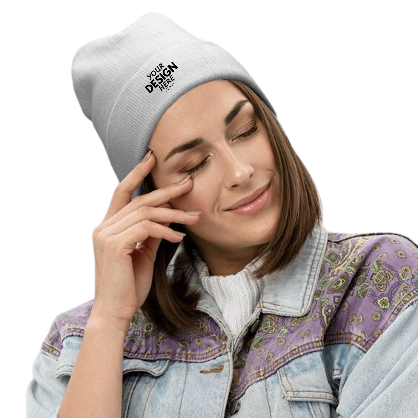 Personalized Embroidered Knit Beanie Winter Hat Classic Beanies for Adults Winter Beanies Warm ...