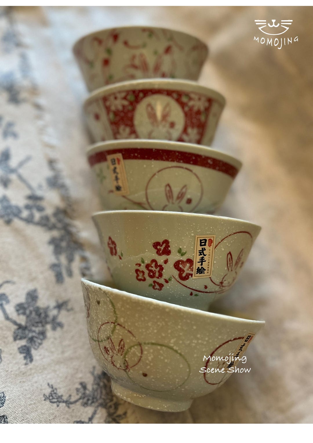 Rabbit Ceramic Bowl, Japanese East Asian Style, 4.5-inch - Etsy