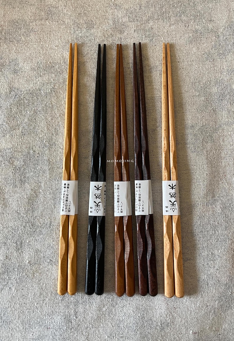 5-colour Set of Japanese-style Chopsticks, Tortoise Shell Design Set ...