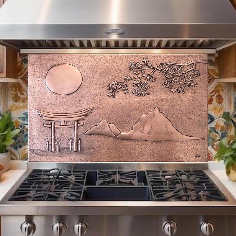Copper Backsplash - Etsy