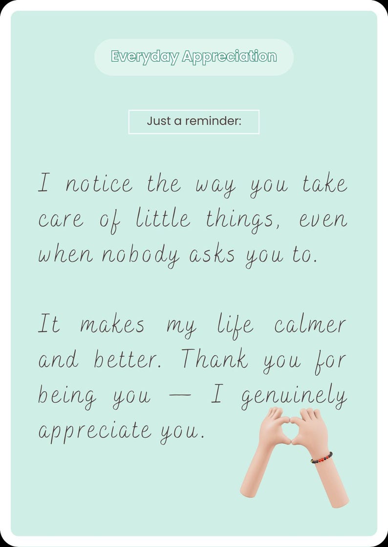 Everyday Appreciation Messages for Your Partner | 10 Ready-to-send ...