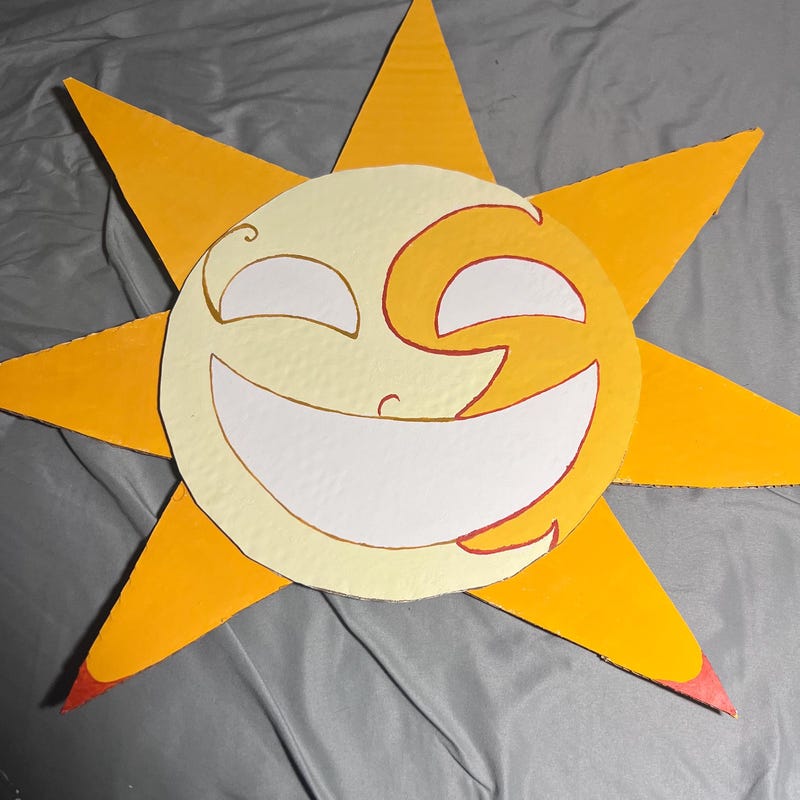 Sun and Moon Mask - Etsy