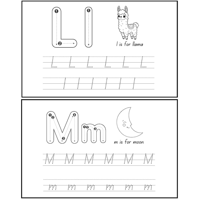 26 ABC Phonics Tracing Cards, Letter Tracing & Handwriting Practice ...