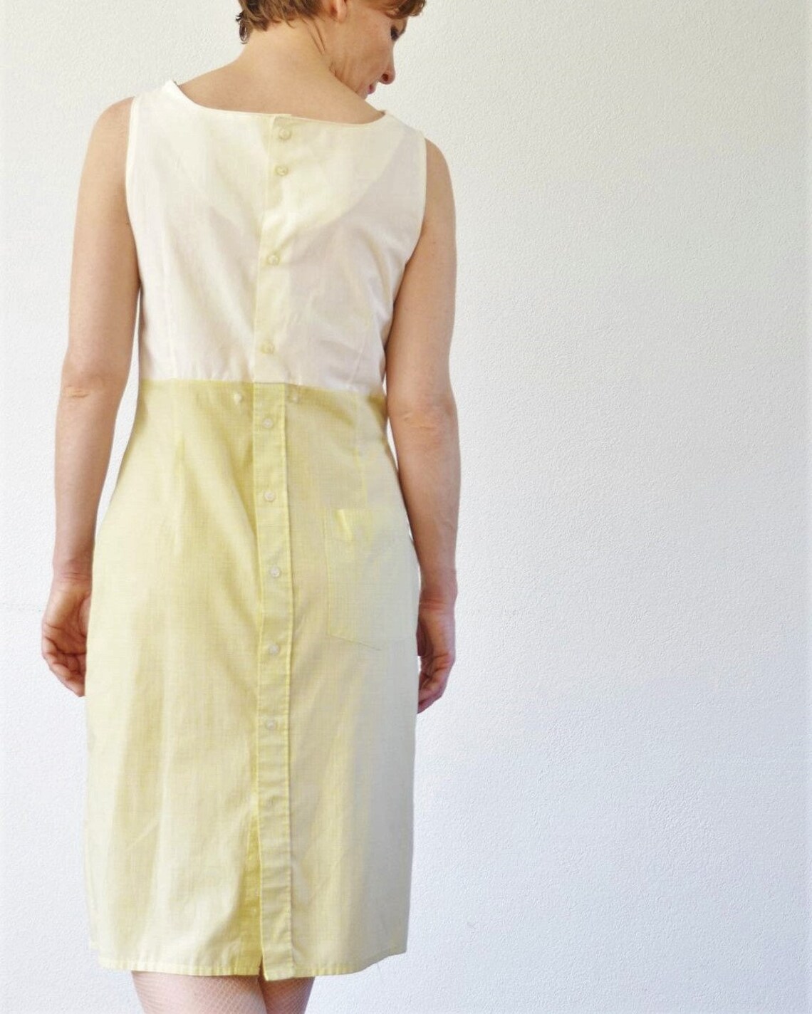 Reconstructed DRESS Upcycled Dress Redesigned Dress Summer | Etsy