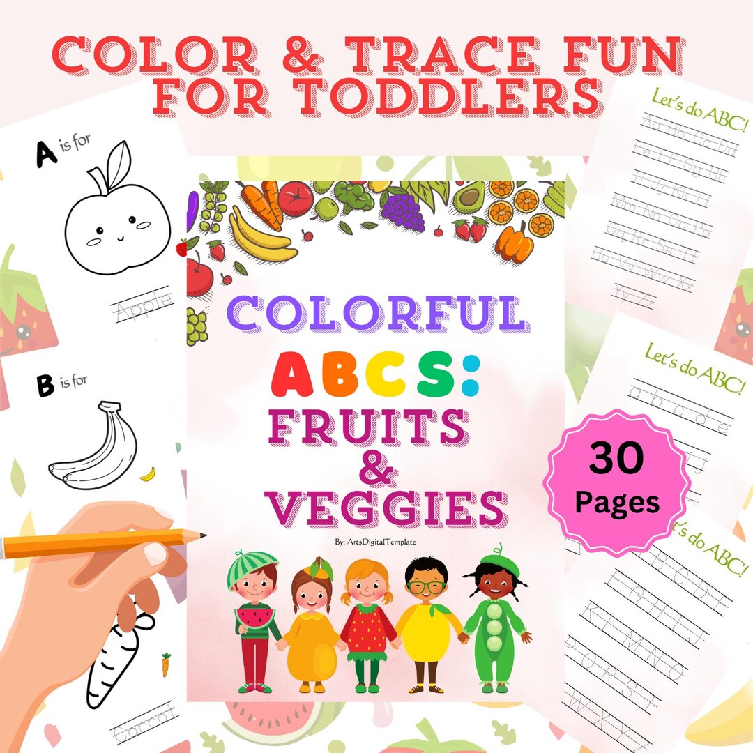 Digital Letter Tracing and Coloring Worksheets ,printable Coloring ...