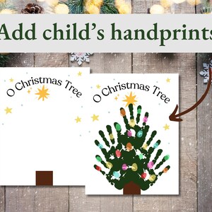 Christmas Handprint Craft, Handprint Art, Daycare Activity, Preschool ...
