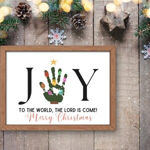 Christmas Handprint Craft, Handprint Art, Daycare Activity, Preschool ...