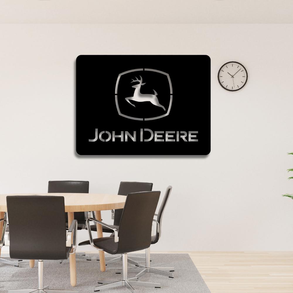 John Deere Logo Cut Ready Vector 5 Files, Dxf, Eps, Svg, Ai, Png, Metal ...