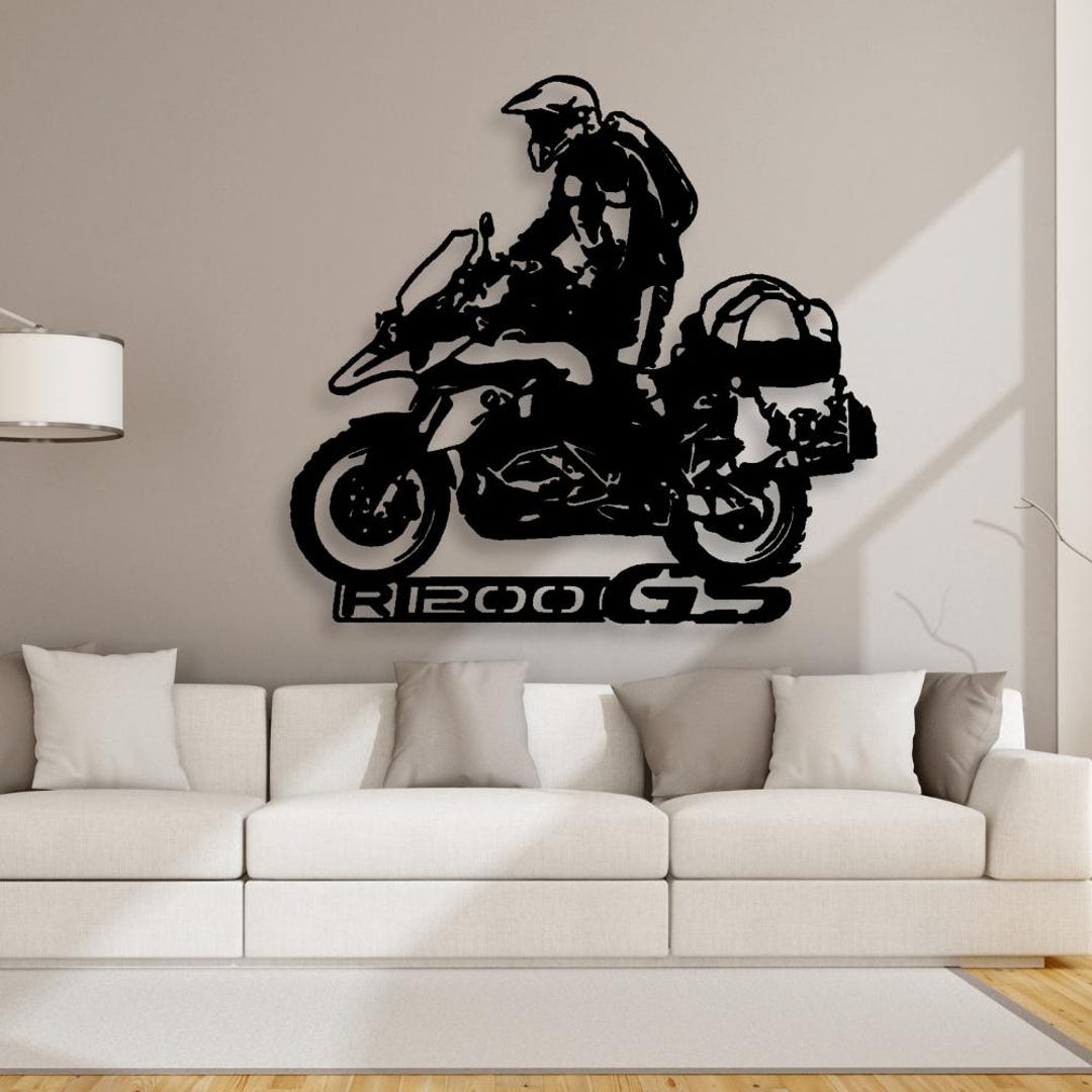 Motorcycle GS1200 Wall Art, CNC Laser Cut Files (svg, Dxf, Eps, Png) - Etsy