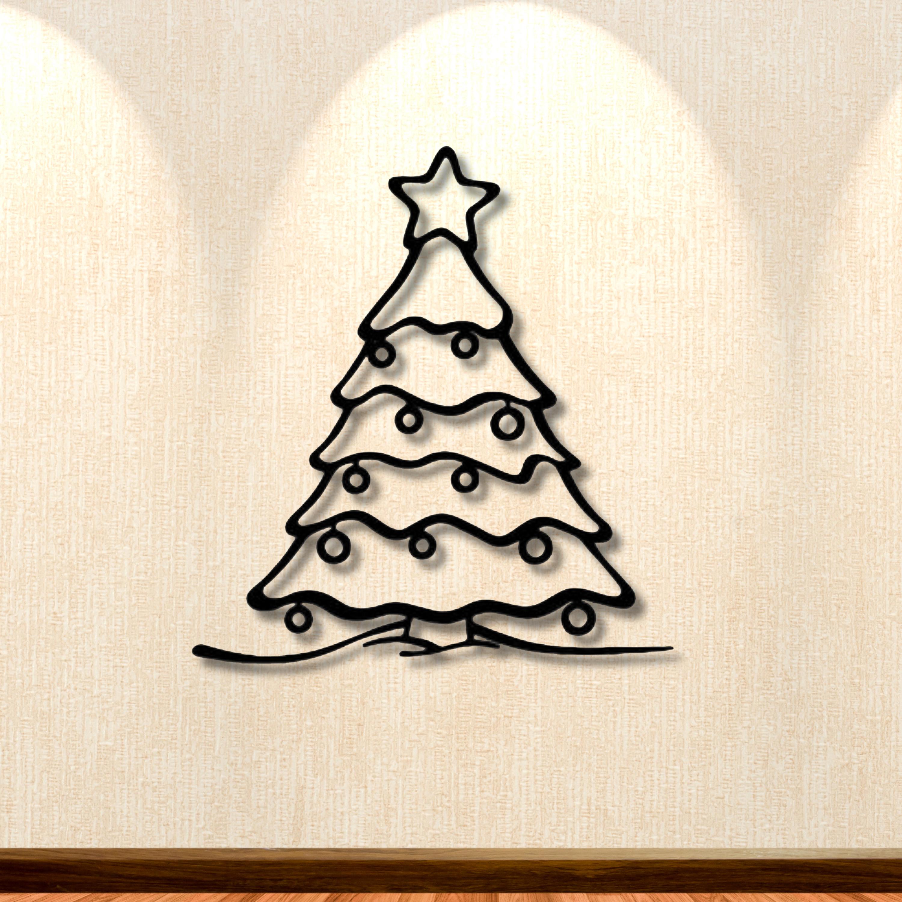 Christmas, Tree, Laser Cut DXF, SVG, EPS, Png Files, Vector File, High ...
