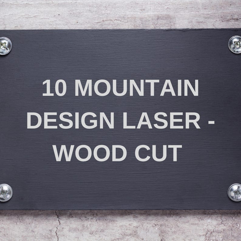 10 Mountain Design, Mountain Laser Cut Svg, Dxf, Eps, Ai, Png, Metal ...